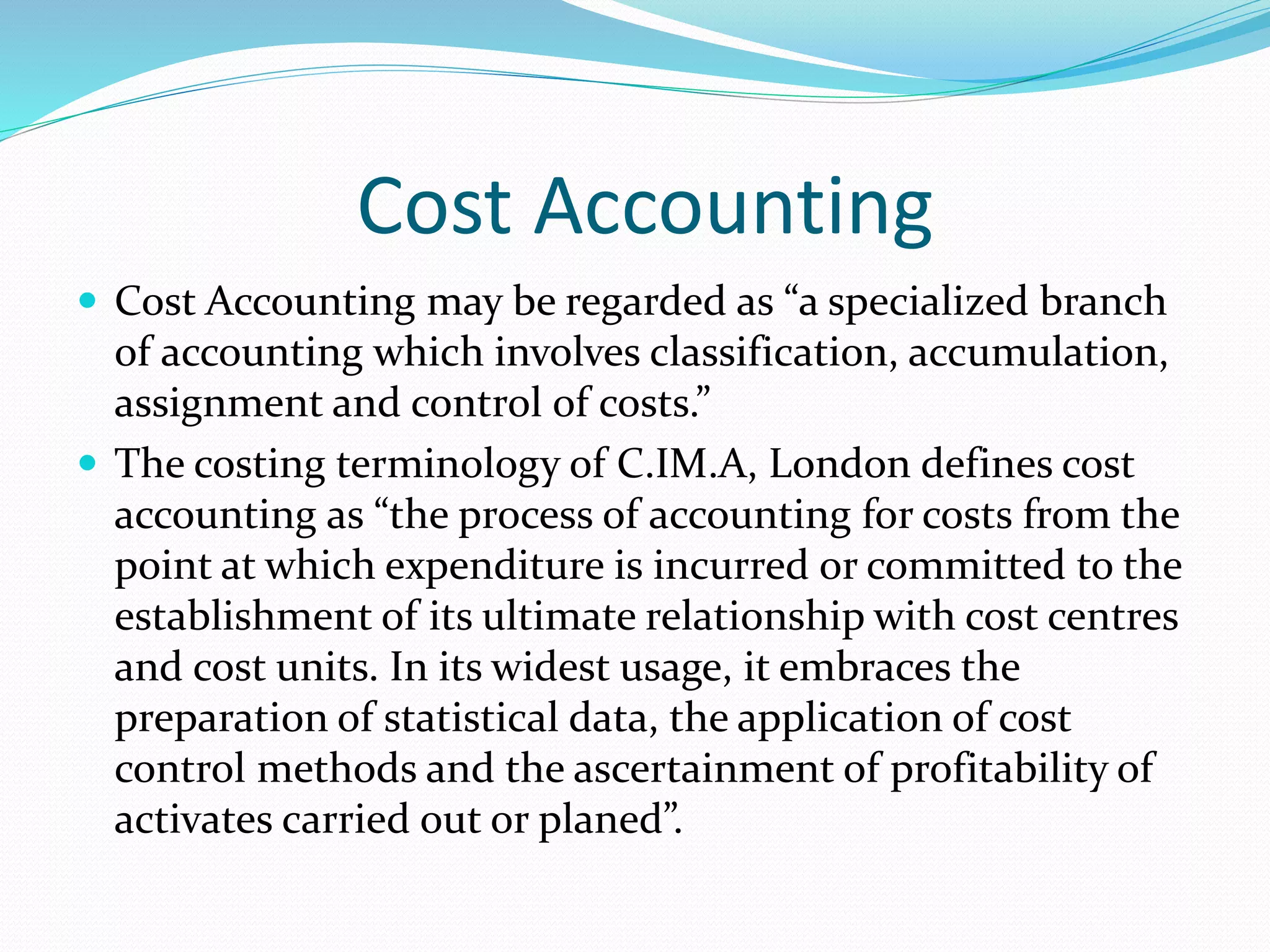 cost accounting complete | PPTX