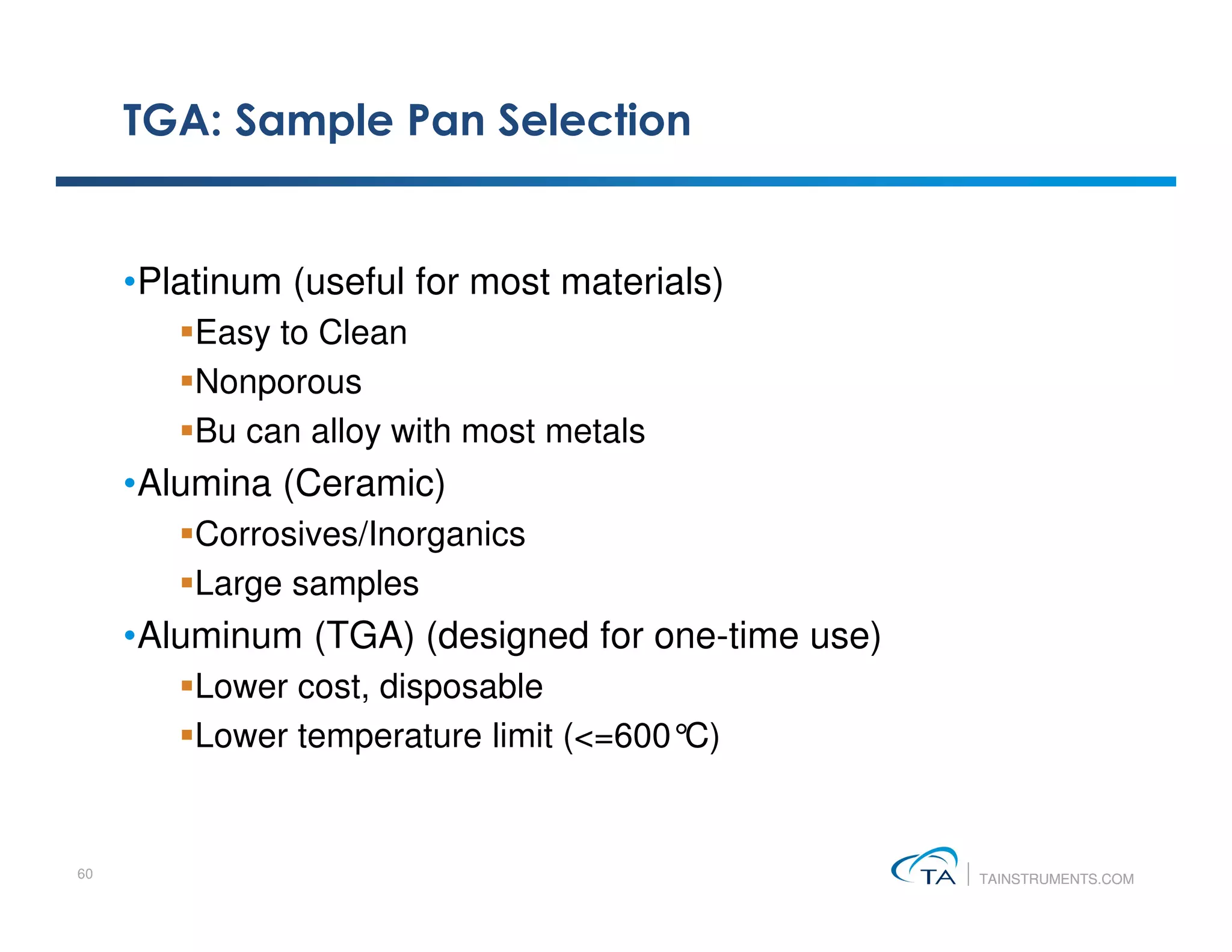 THERMOGRAVIMETRIC ANALISYS SDT 650 | PDF