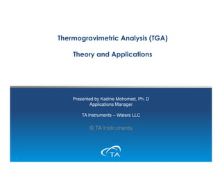 THERMOGRAVIMETRIC ANALISYS SDT 650 | PDF