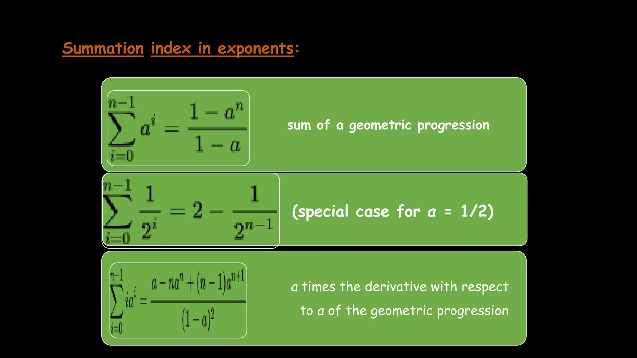 Basics about Summation | PPTX