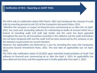 CA. Assorted - Reporting on Audit Trail.pptx