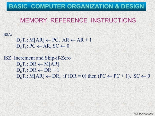 Ca basic computer organization | PPT