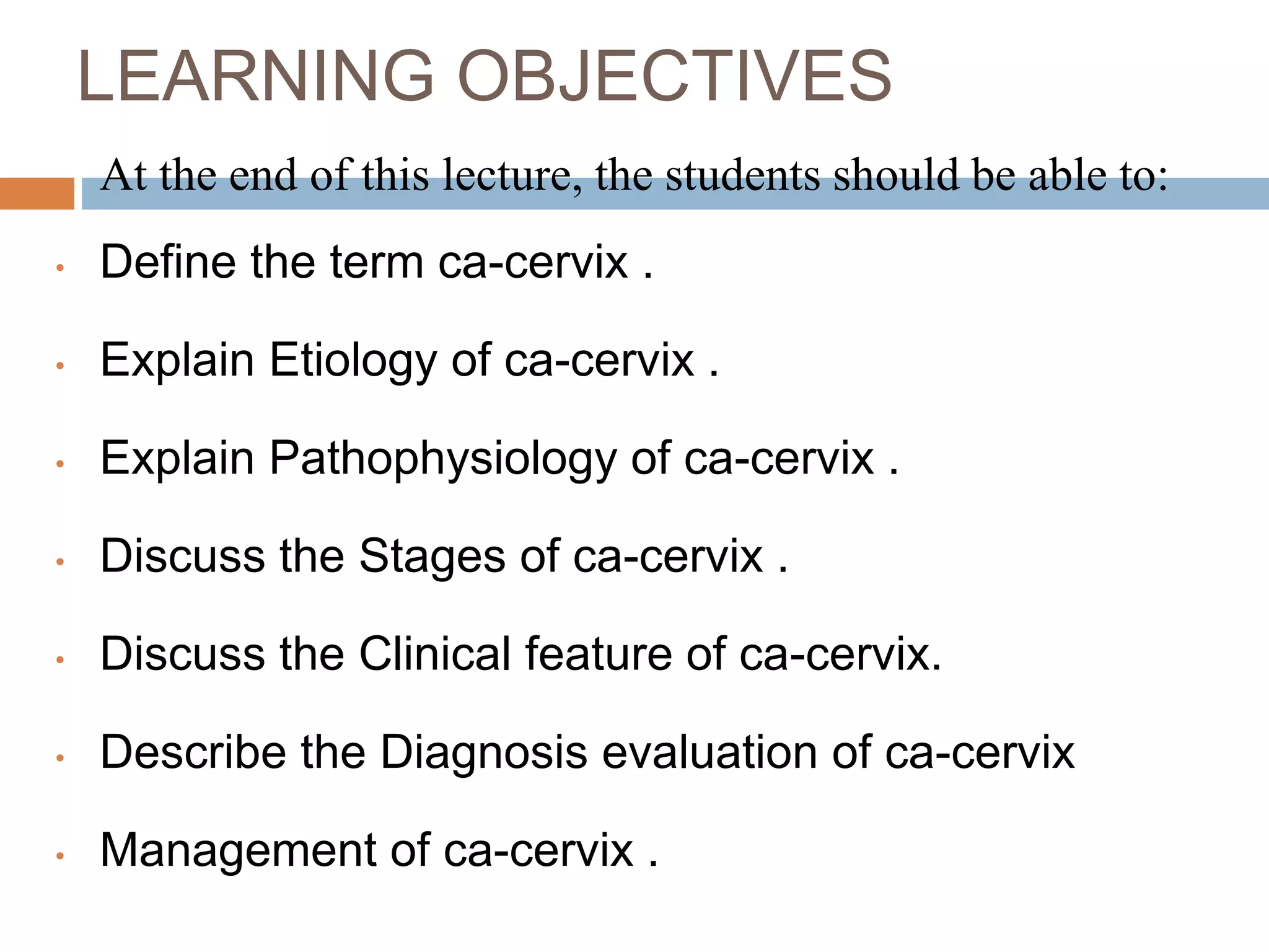 Ca cervix | PPT