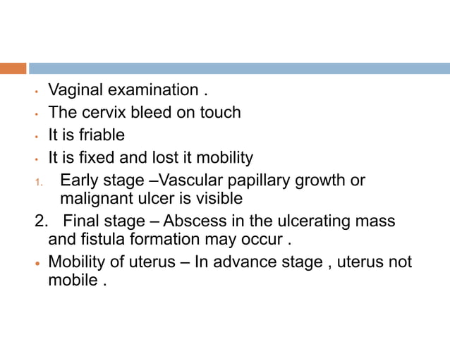 Ca cervix | PPT | Cancer | Diseases and Conditions