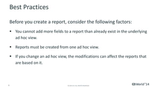 CA Cloud Service Management: Advanced Reporting | PDF