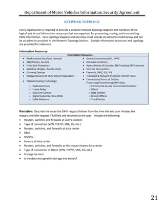 California DMV Security Risk Assessment (SRA) for vendors | PDF