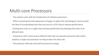CA presentation of multicore processor | PPTX | Computing | Technology & Computing