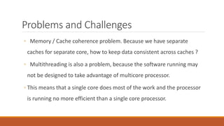 CA presentation of multicore processor | PPTX | Computing | Technology & Computing