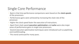 CA presentation of multicore processor | PPTX | Computing | Technology & Computing