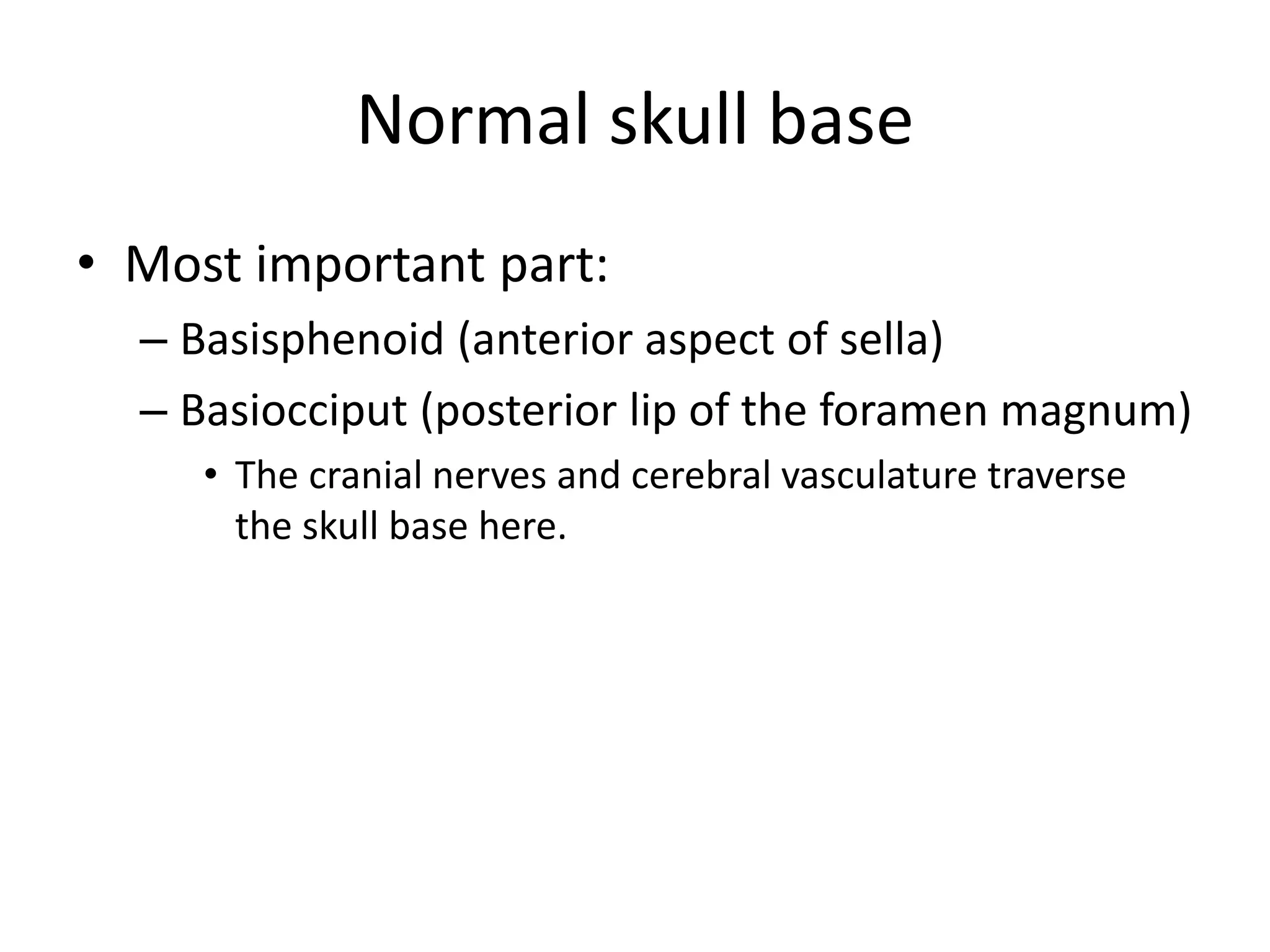 Imaging in Skull base | PPTX