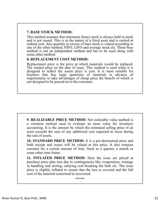 Module No 3 : MATERIAL COSTING.......... | PDF