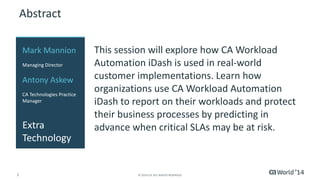 CA Workload Automation iDash: Real World Use | PDF | Operating Systems ...