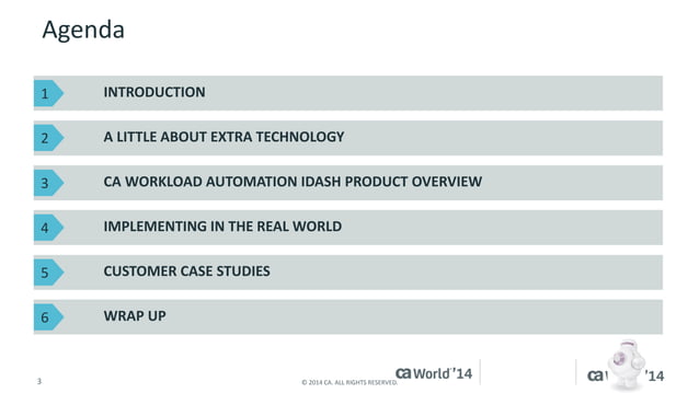 CA Workload Automation iDash: Real World Use | PPT