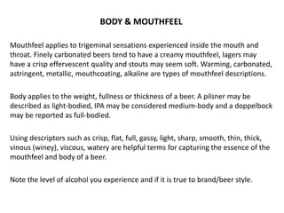 Sensory-Analysis-PPT FBC | PPTX