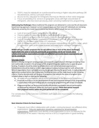 Adult ESL RFP | PDF