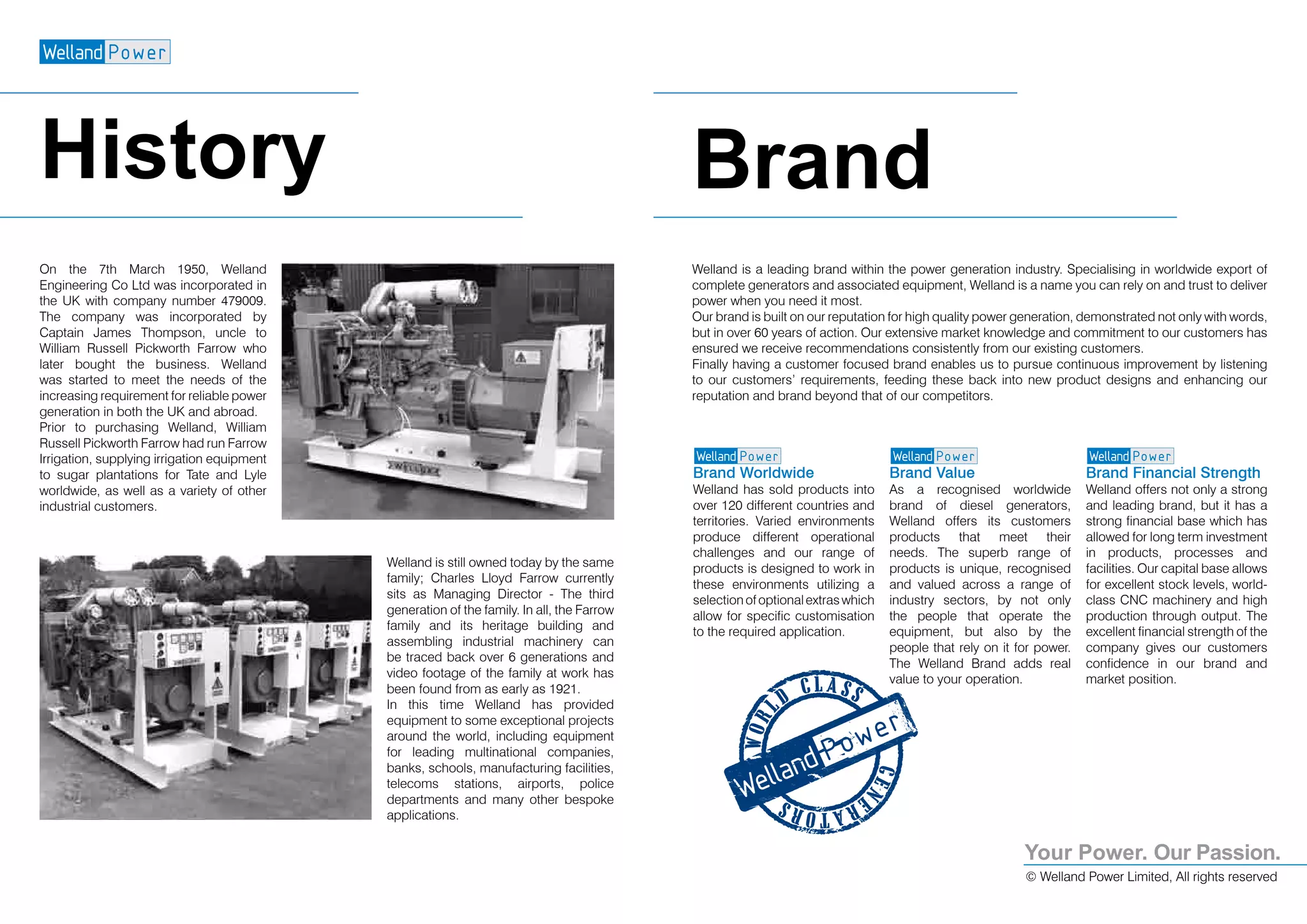 Welland Power Brochure 2015 | PDF