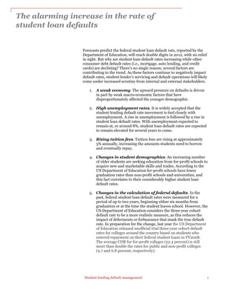 pwc-student-lending-default-management | PDF