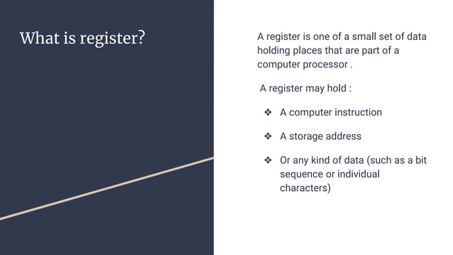 fetch execute cycle of registers | PPT