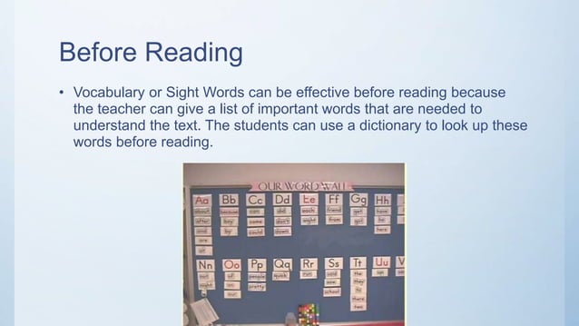 Before During and After Reading Strategies | PPT