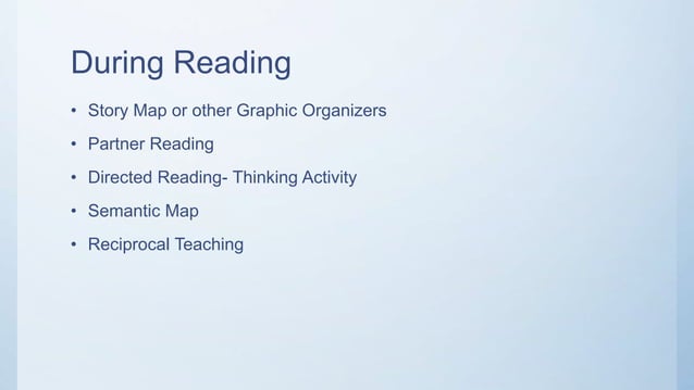 Before During and After Reading Strategies | PPT