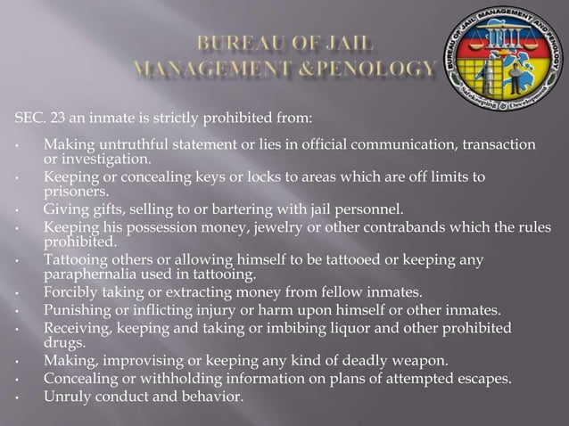 Correctional Administration | PPTX