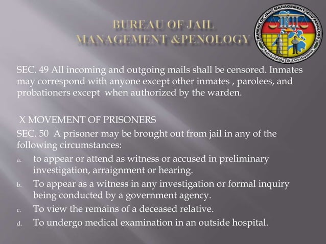 Correctional Administration | PPTX