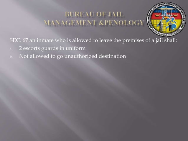 Correctional Administration | PPTX