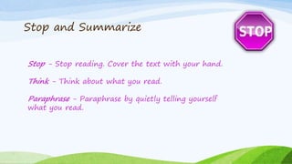 Ca#1 Reading Comprehension Strategies | PPT