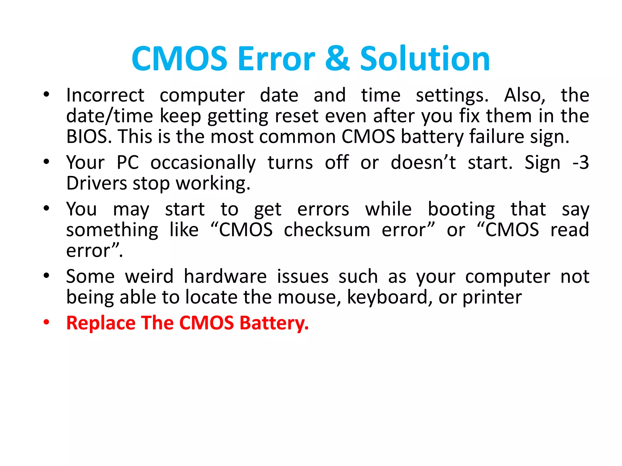 Ports of Mother Board | PPTX