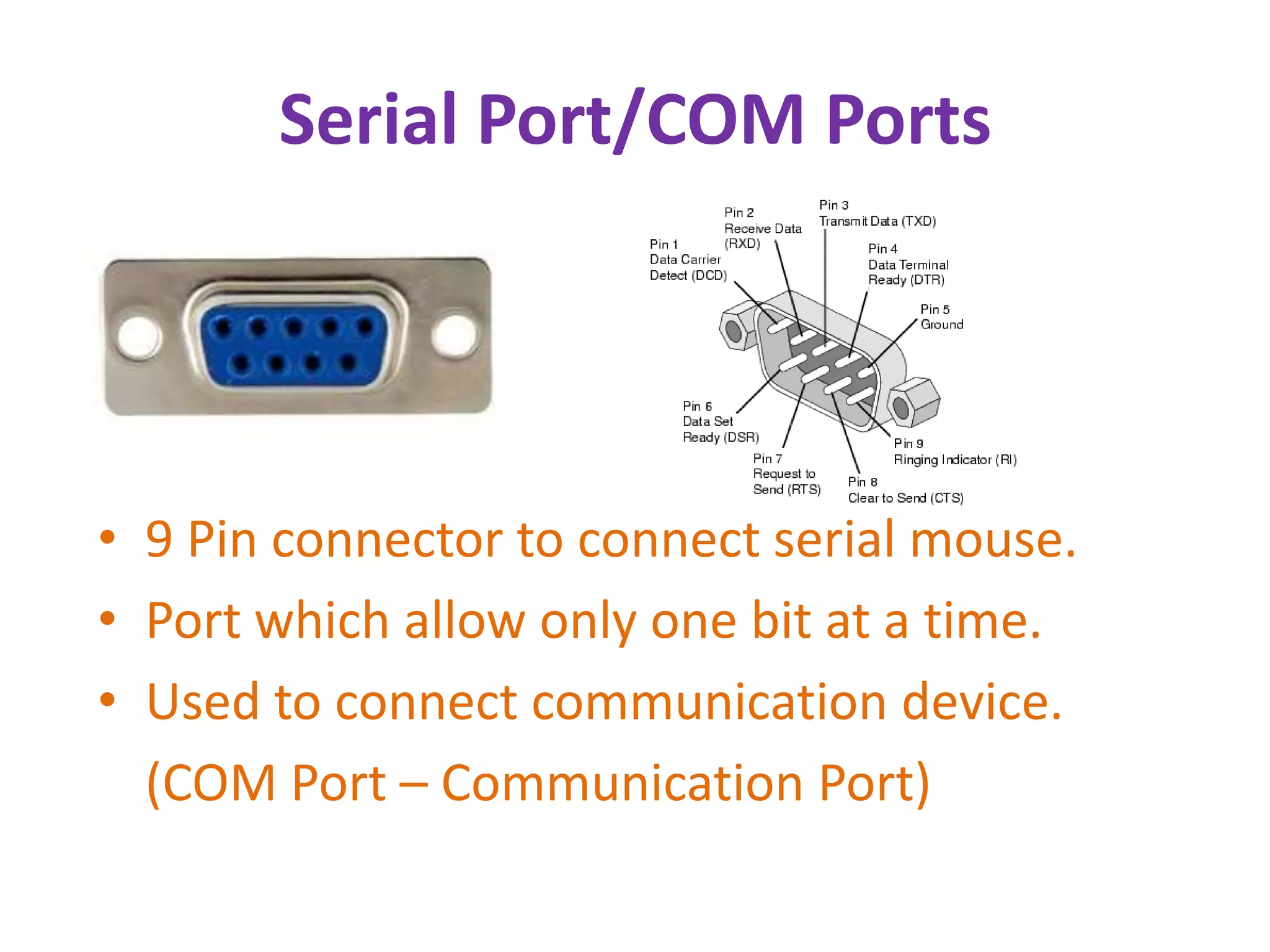 Ports of Mother Board | PPTX