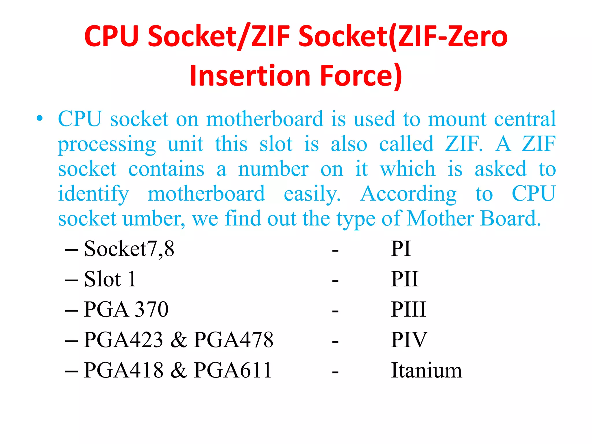 Ports of Mother Board | PPTX | Computer Peripherals | Computing