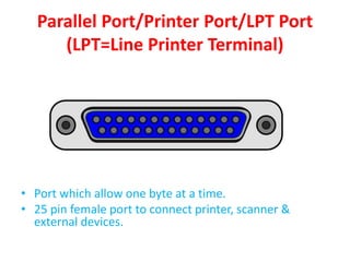 Ports of Mother Board | PPTX