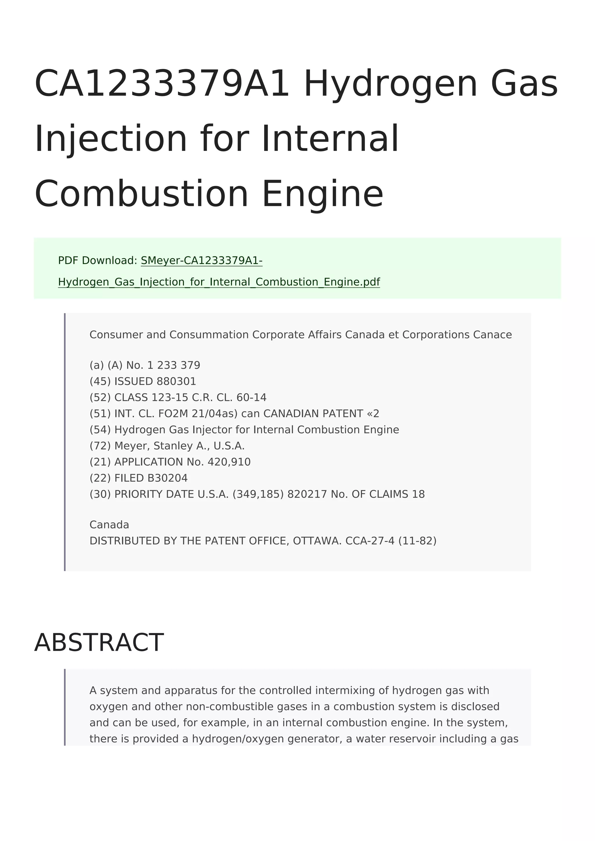 ca1233379a1-hydrogen-gas-injection-for-internal-combustion-engine.pdf