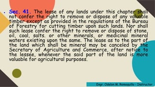 Ca 141 week 3 (lease and free patents) | PPTX