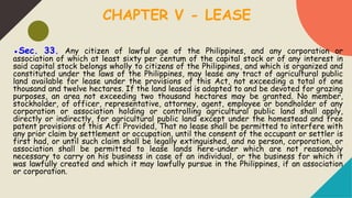 Ca 141 week 3 (lease and free patents) | PPTX
