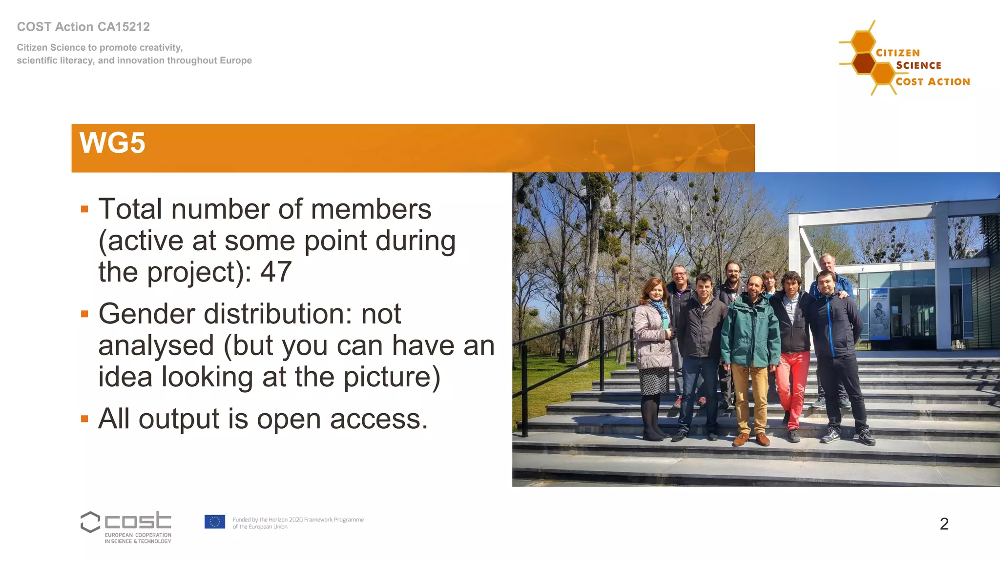 COST Action 15212 WG5 - Standardisation and interoperability | PPT