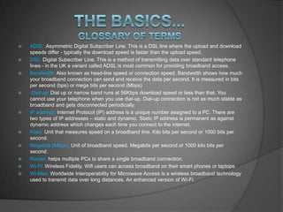 Broadband Presentation CA1-Part 1 | PPT