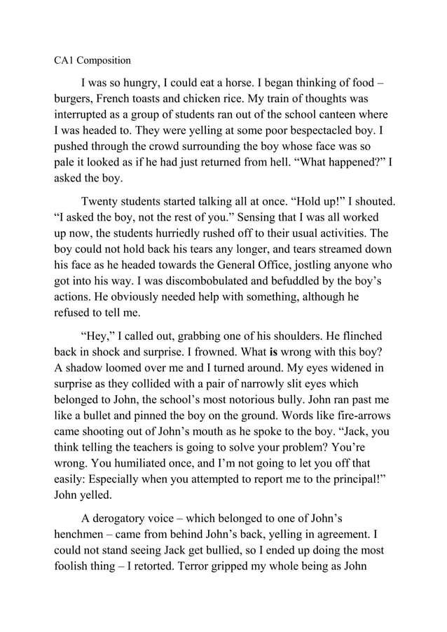 Model Composition - Bullying | DOCX | Crime & Harmful Acts to ...