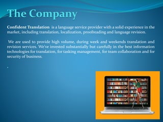 Confident Translation Profile | PPTX