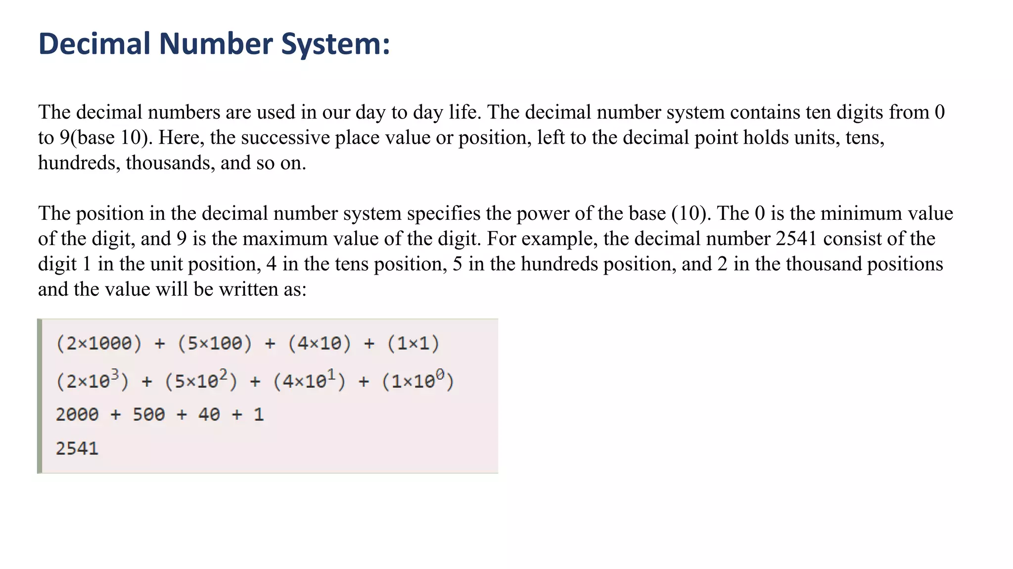 Number System. | PPTX