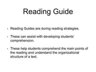 Before, During, and After reading strategies | PPTX