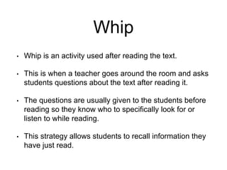 Before, During, and After reading strategies | PPTX