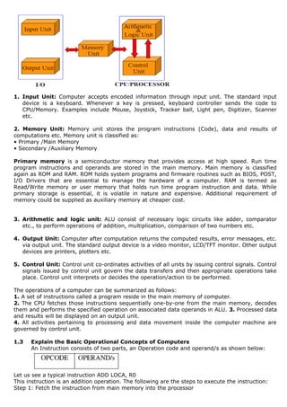 module 1 computer architecture diploma | DOC