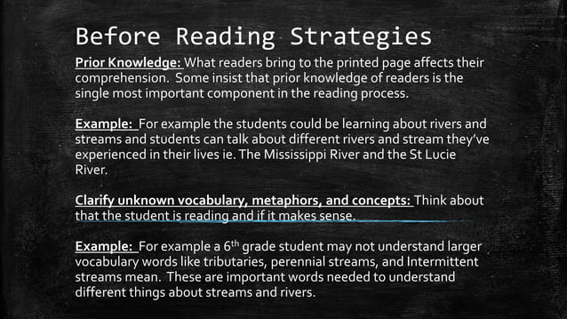 Before, during, and after reading strategies CA1 RED4348 | PPTX