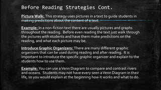 Before, during, and after reading strategies CA1 RED4348 | PPTX