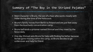 BDA for The Boy in the Striped Pajamas | PPT