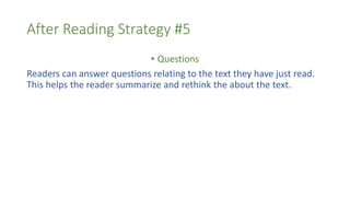 Ca #1 red reading strategies | PPT