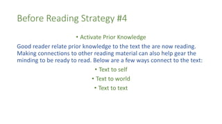 Ca #1 red reading strategies | PPT