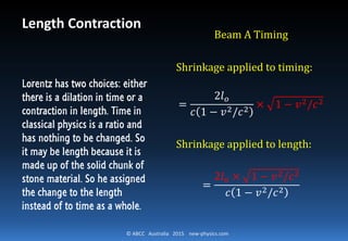 Cosmic Adventure 2.09 Lorentz Contraction | PPT
