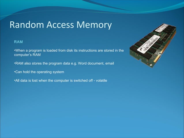 National 5 Computing Science - Memory | PPT